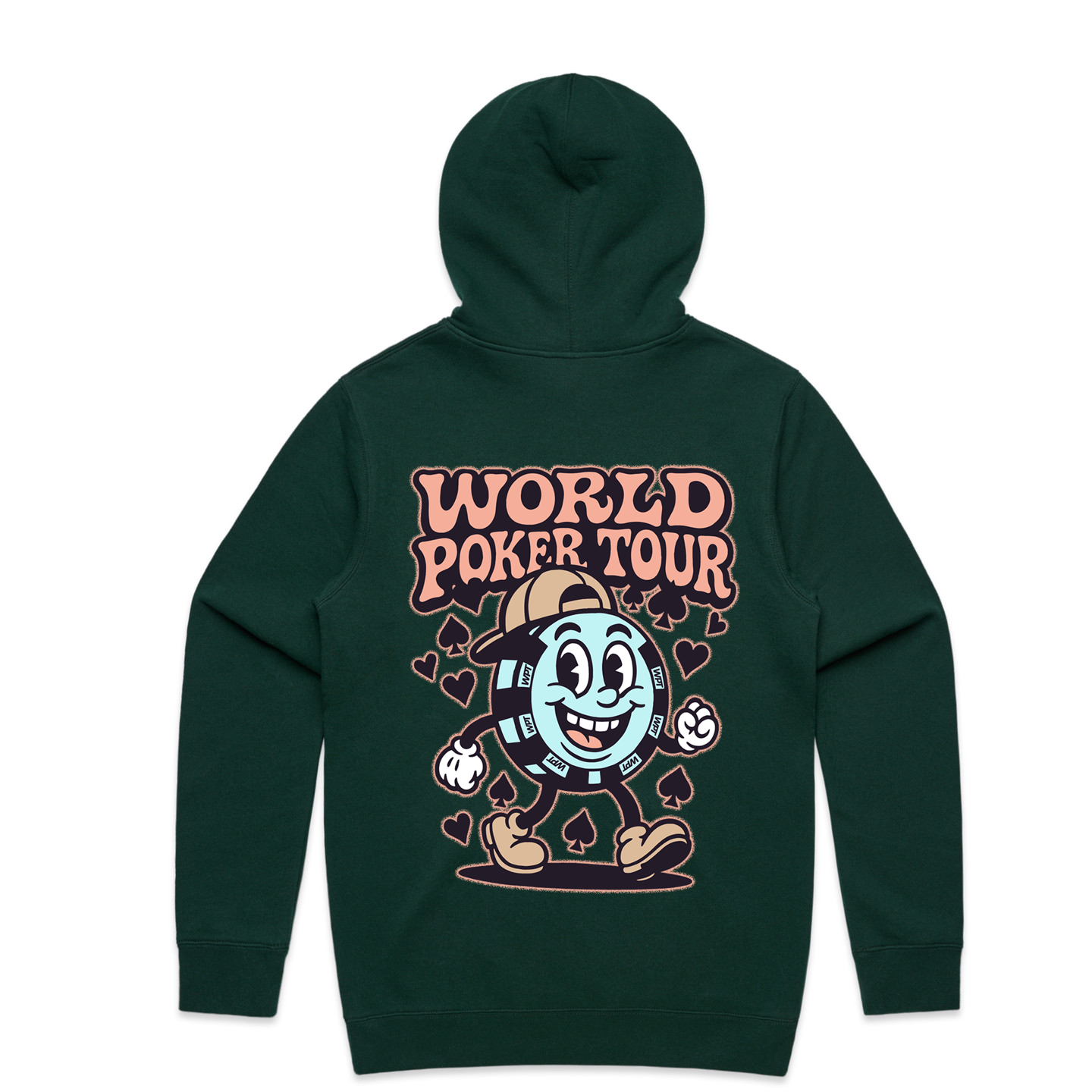 Happy WPT Chip Hoodie (Pine Green)