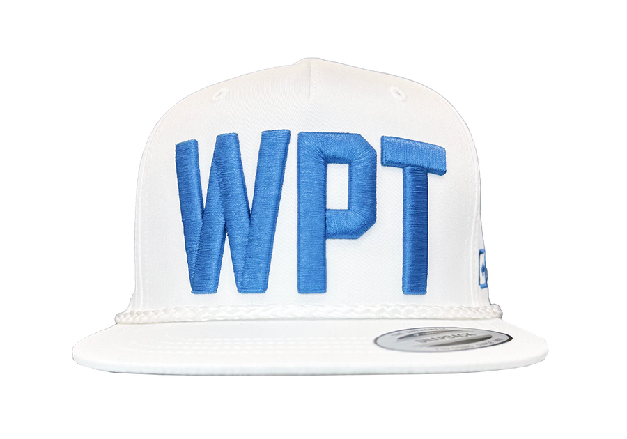 WPT Big Block Hat (White/Blue)