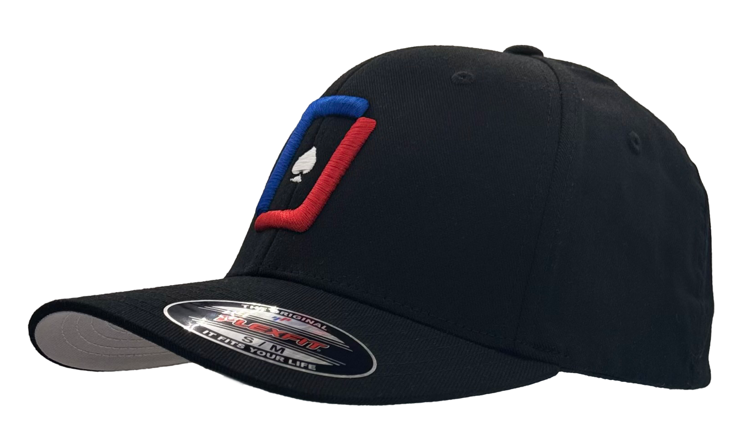 WPT Icon Flexfit Hat (Black/Color Logo)