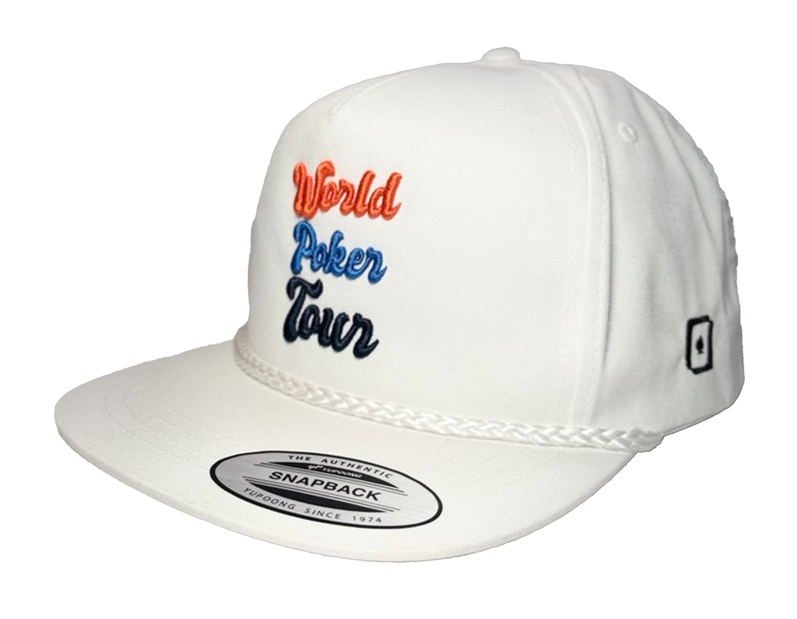 WPT Retro Rope Hat (White/Retro Script)